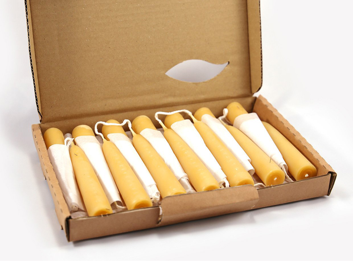 STUBBY English Beeswax Candles - Furniture & Homeware by DYEHOUSE